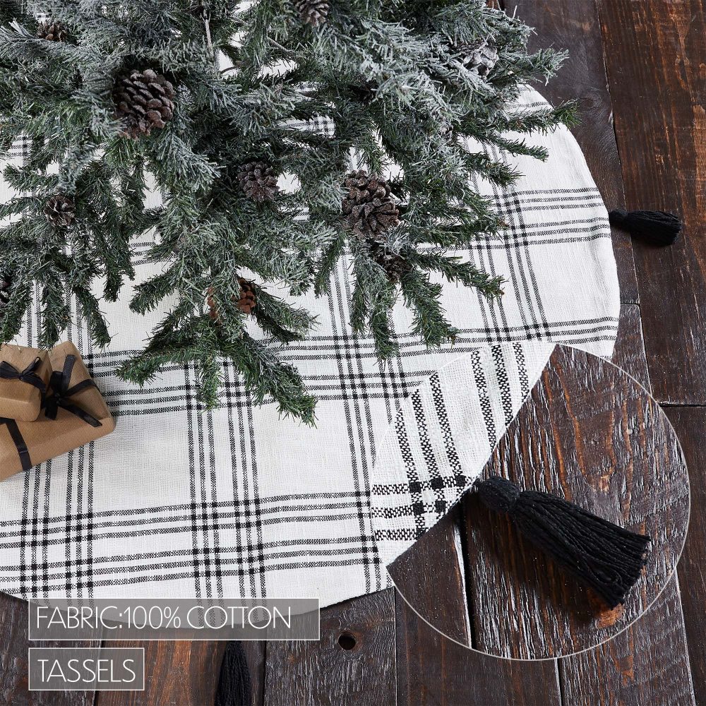 Black Plaid Tree Skirt 55 – eBedding4You