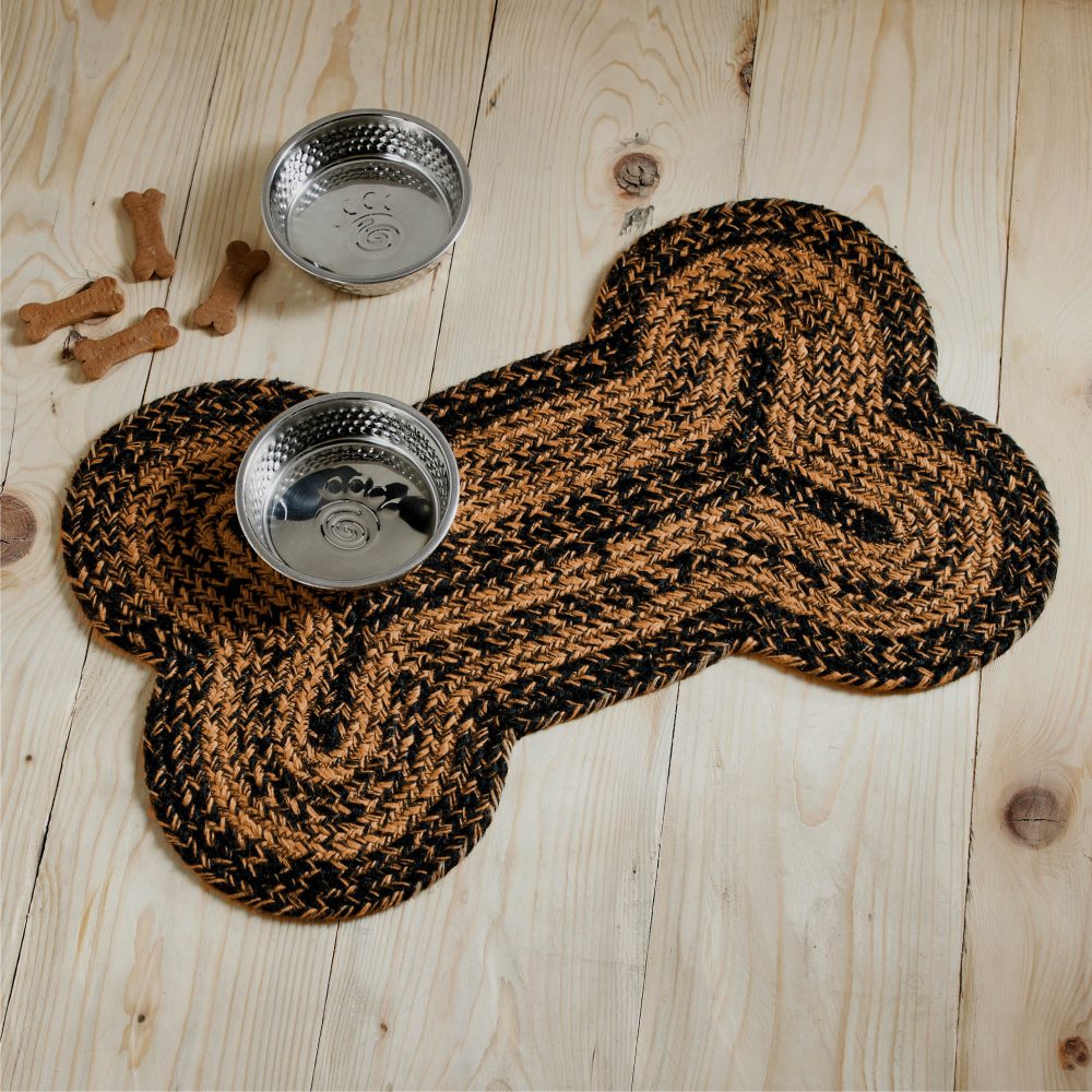 Black & Tan Indoor/Outdoor Medium Bone Rug 15×23 – eBedding4You